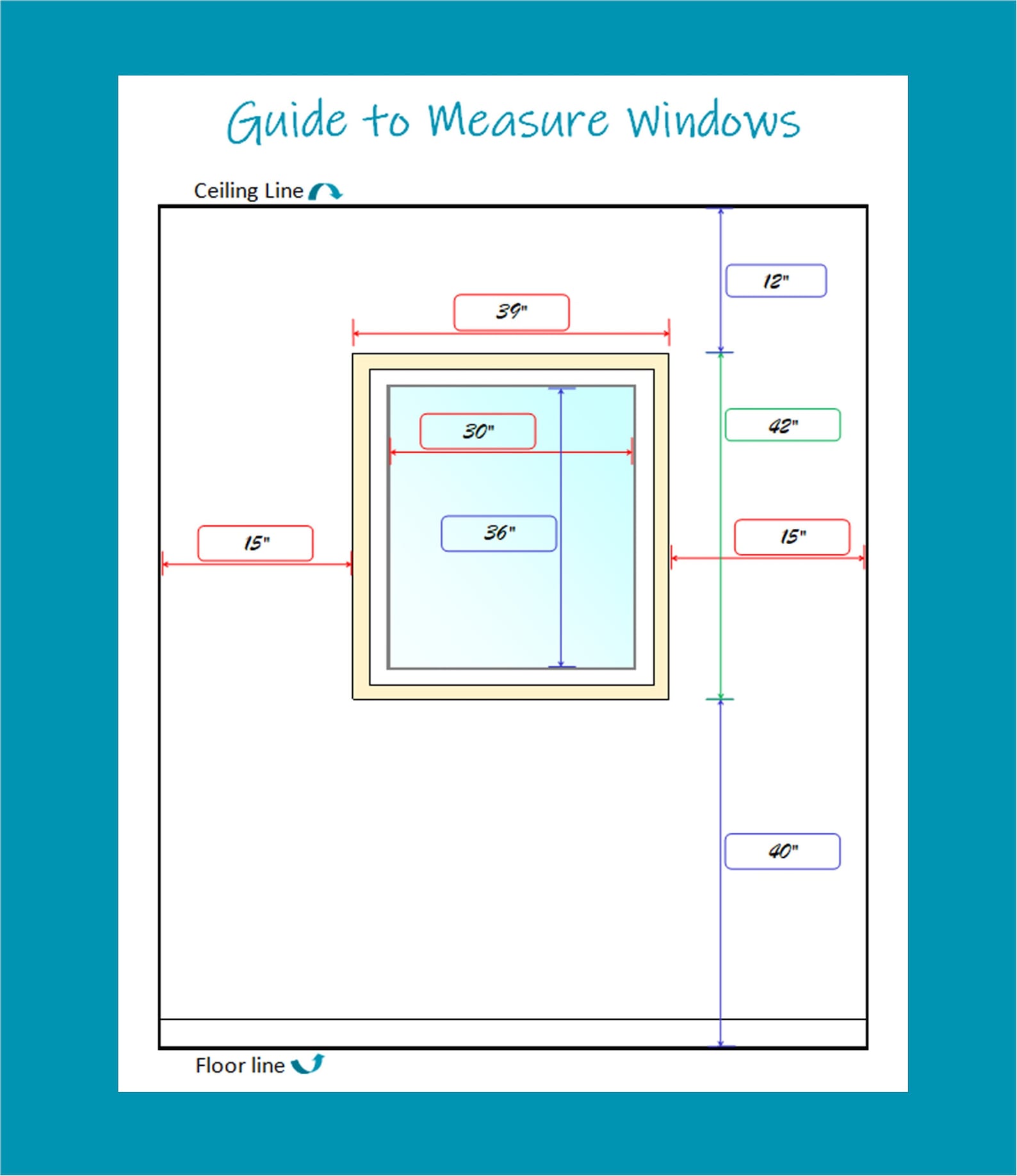 Guide to Measure Windows - Etsy Canada