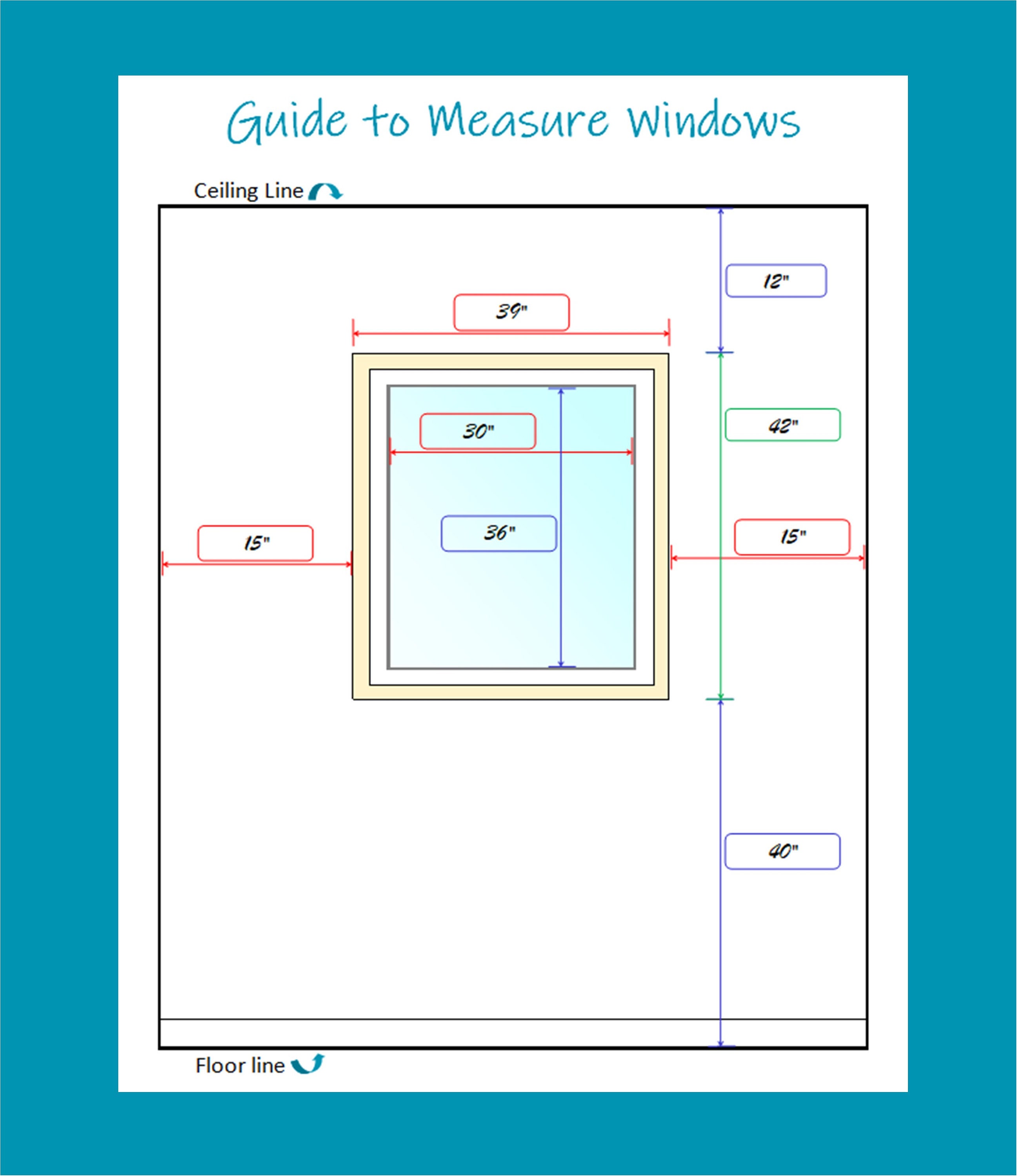 Guide to Measure Windows - Etsy Canada