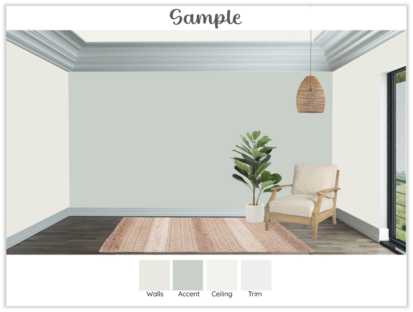 Interior Home Paint Colors. Personalized Custom-made Paint | Etsy