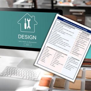 Dining Room Checklist Interior Design Checklist Dining Room | Etsy