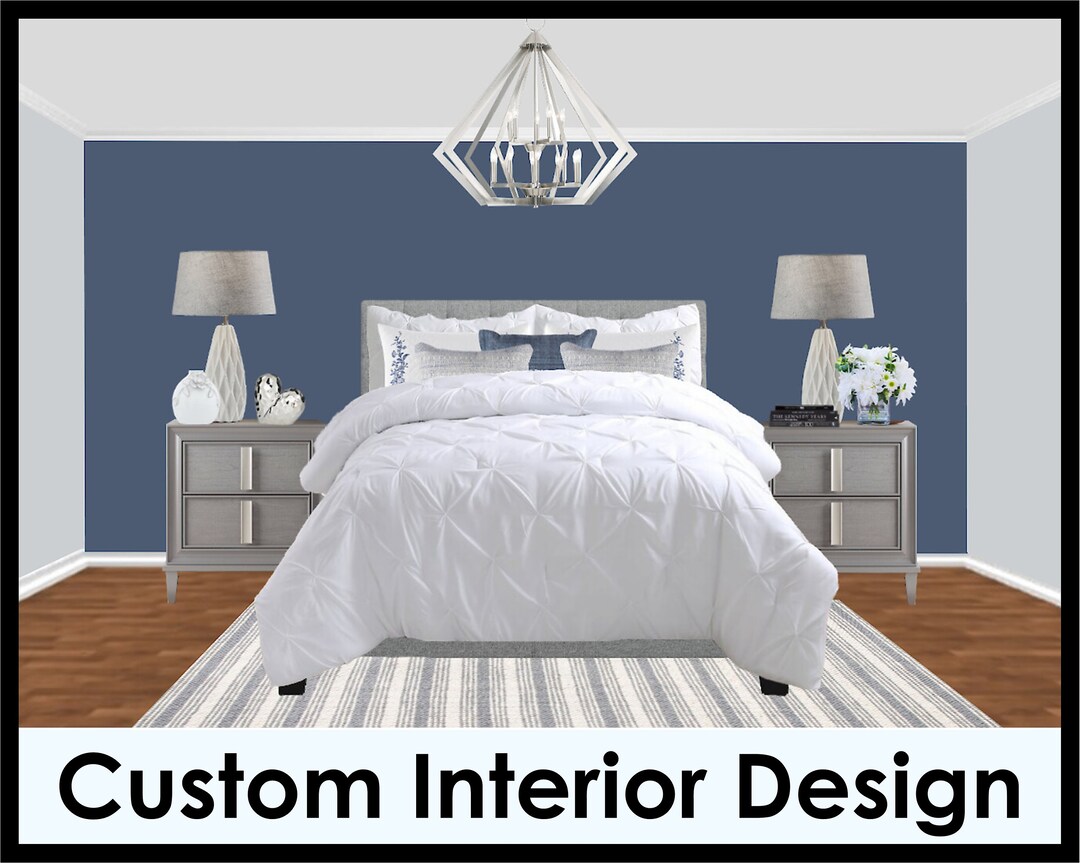 1-room Online Interior Design Services Room Layout. Custom Online ...