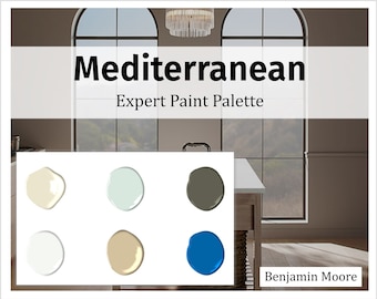 Mediterranean Paint Palette for Interior and Exterior all Benjamin ...