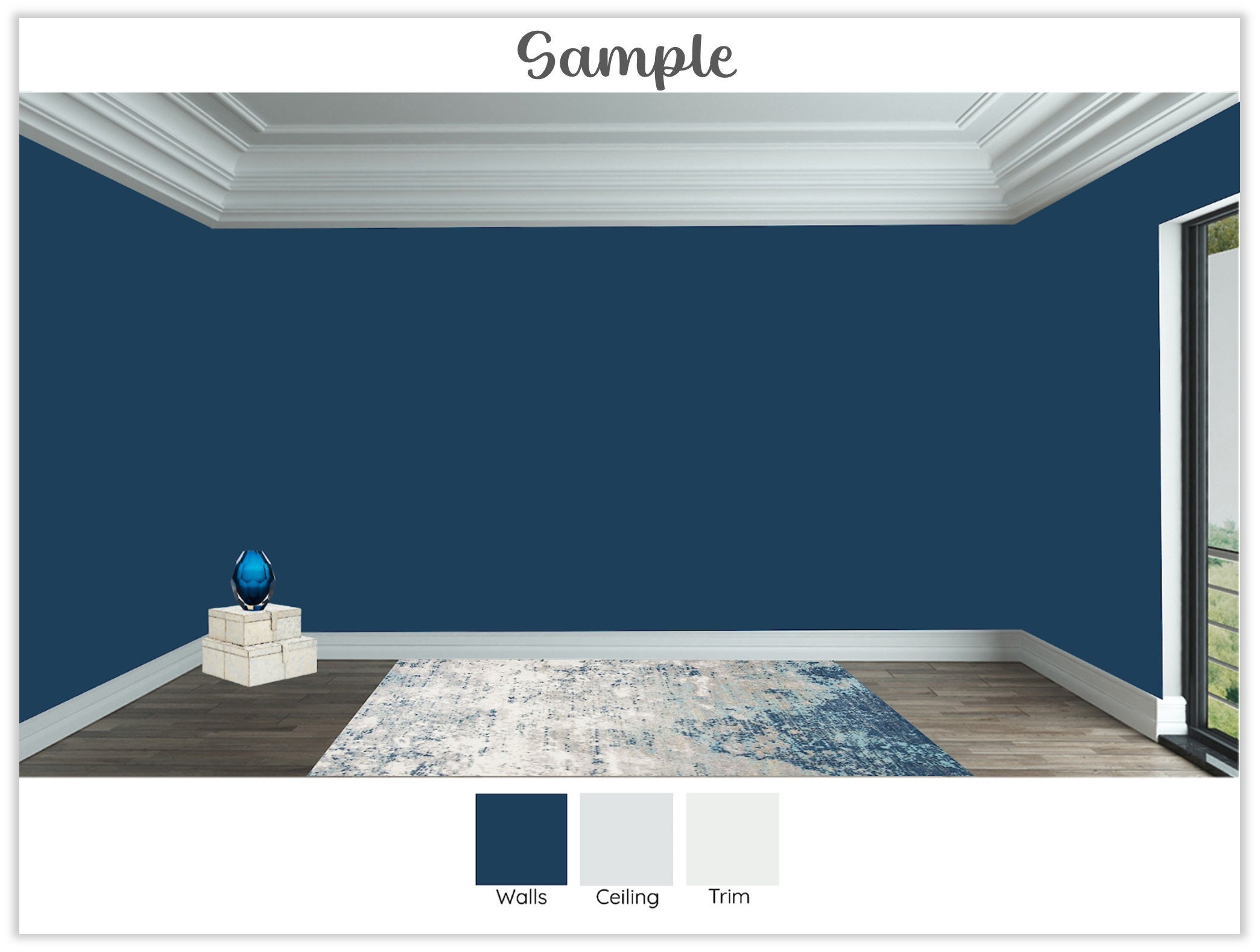 Interior Home Paint Colors. Personalized Custom-made Paint | Etsy