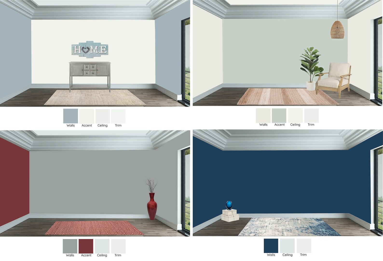 Interior Home Paint Colors. Personalized Custom-made Paint Color ...