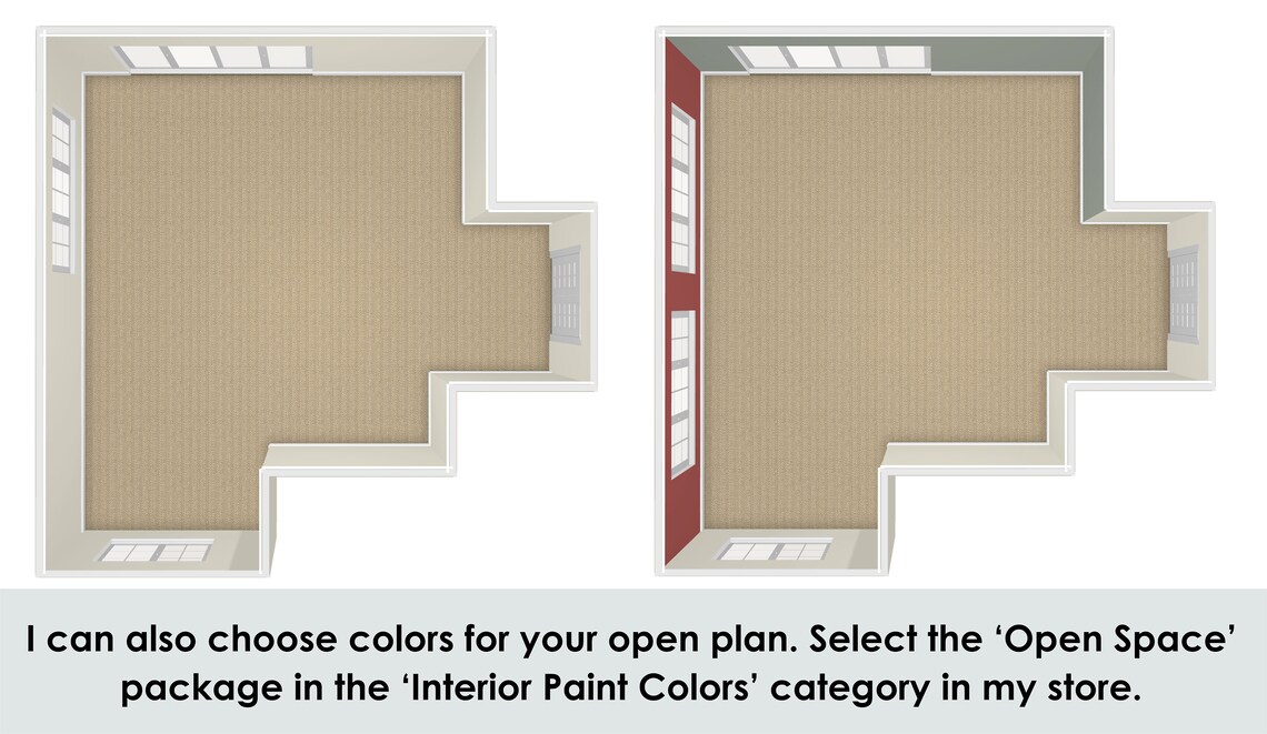Interior Home Paint Colors. Personalized Custom-made Paint Color ...