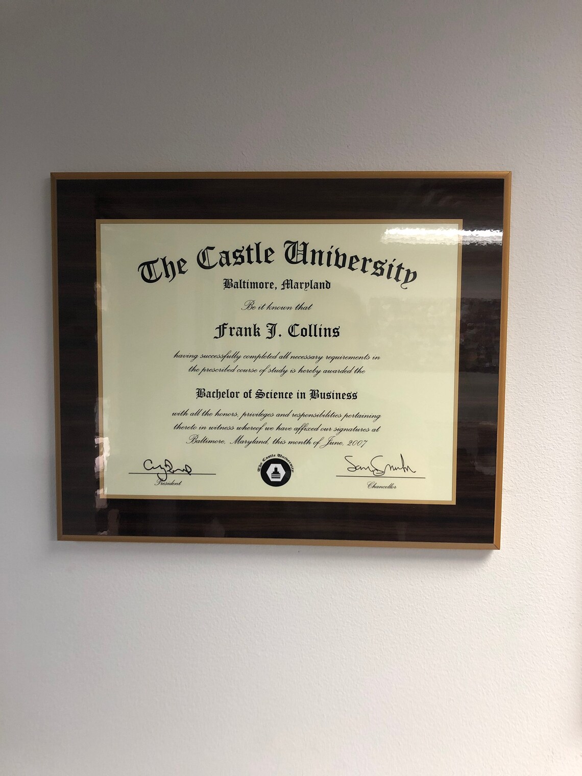 Laminated Diploma Wood Plaque - Etsy