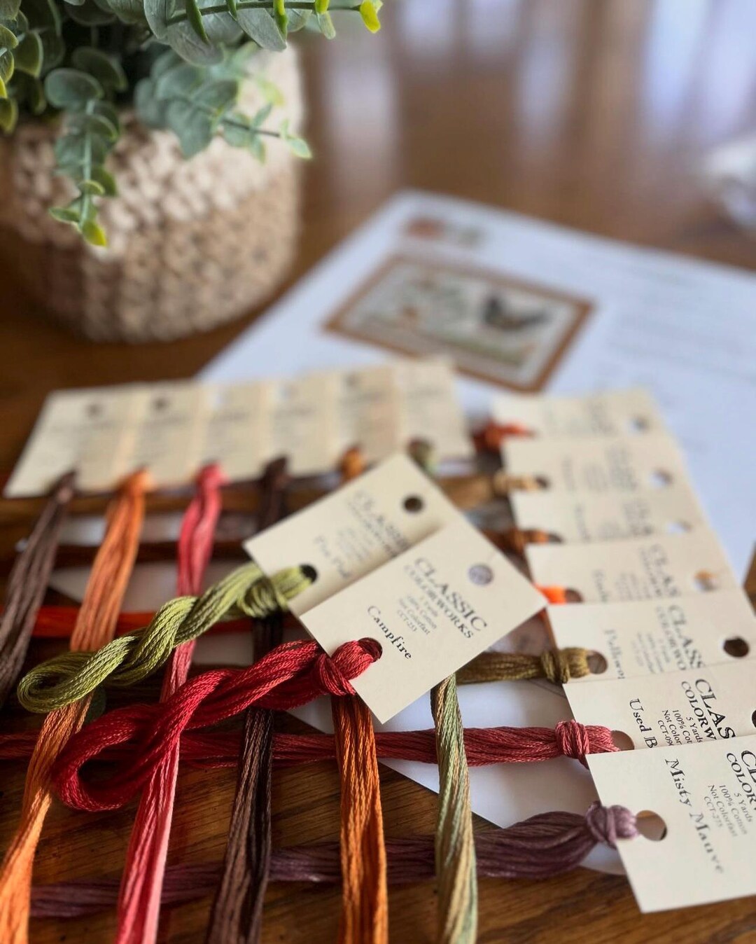 NEW Classic Colorworks Thread Pack Fall Feathers Autumn Fall Little ...