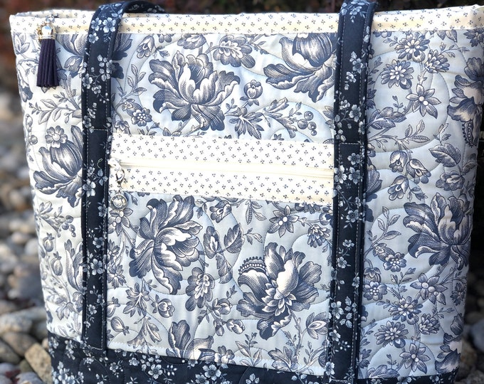 Cascade Tote Bag Fleetwood Tote Tote Bag Cross Stitch Bag Project Bag 3 ...