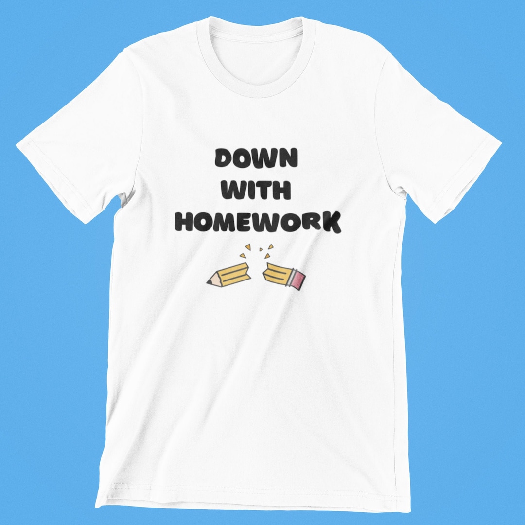 Bart's Down With Homework (simpsons Inspired) Heavy Cotton Tee - Etsy