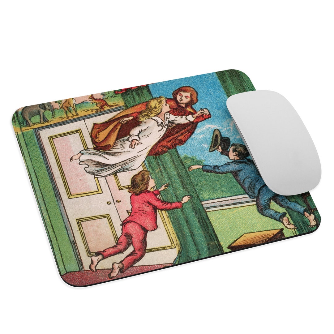 Peter Pan Mouse Pad | Peter Pan Taking Flight Mouse Pad | Wendy Darling ...