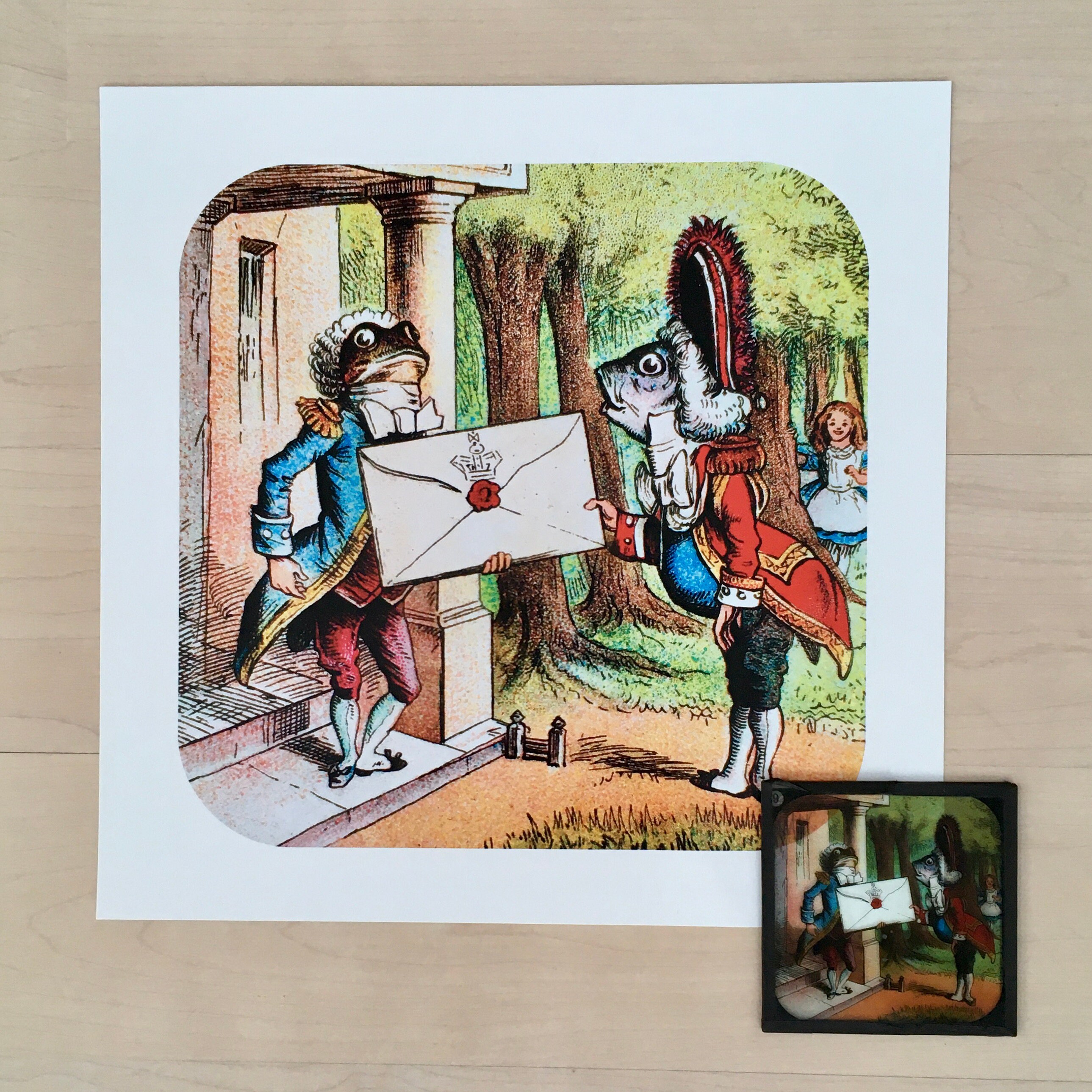 Alice in Wonderland Wall Art | Frog Wall Print | Image From Victorian ...