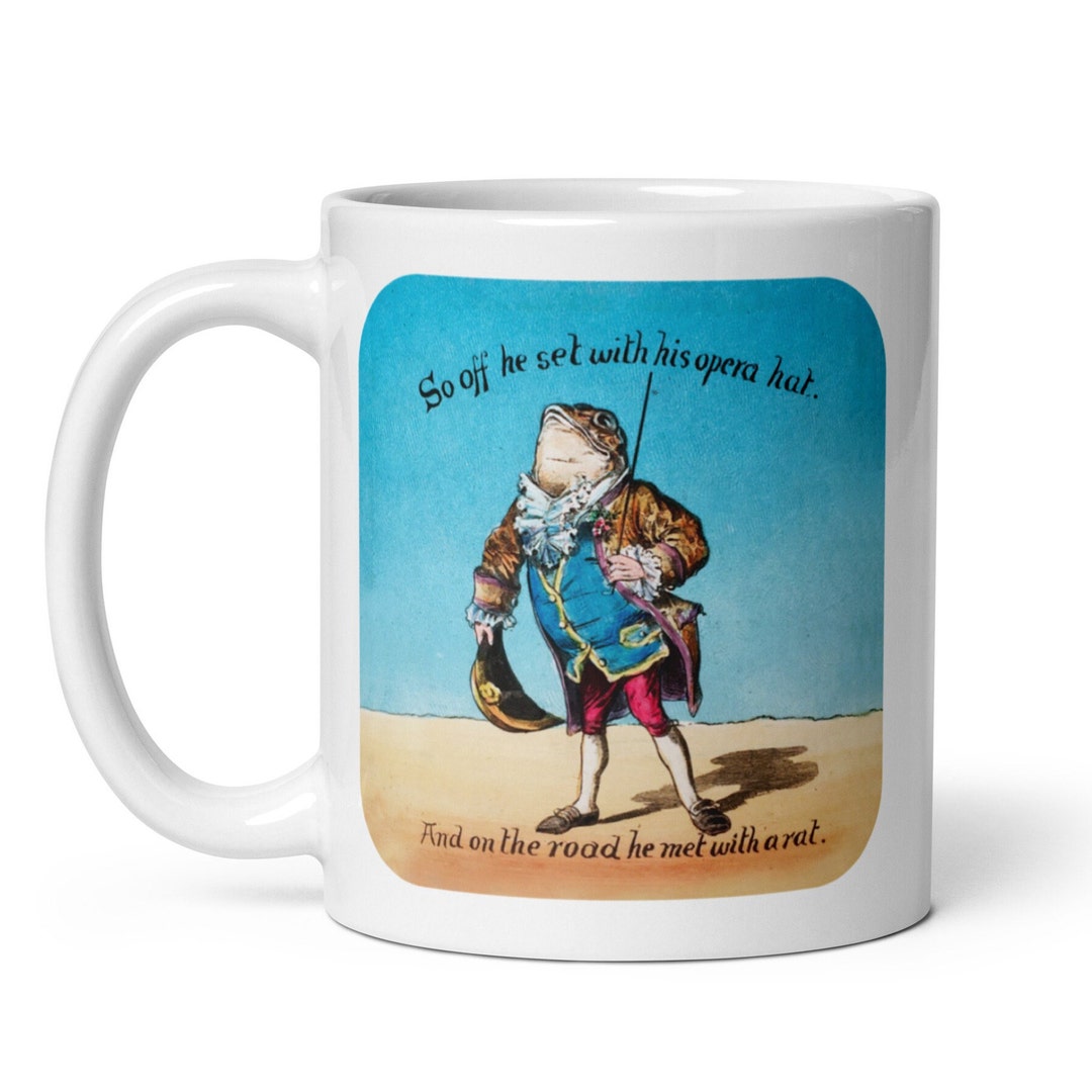 Frog Mug | Frog Cup | Dandy Frog With Sword Mug | Image From Victorian ...