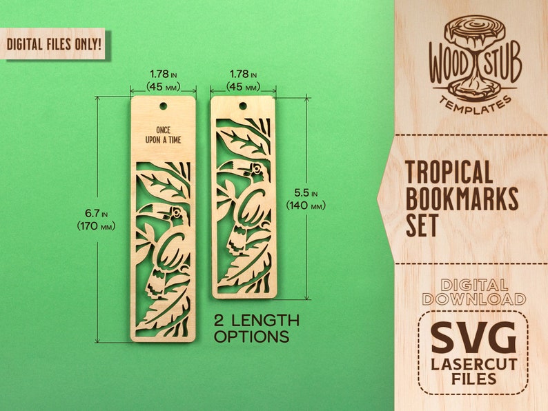 Bookmarks SVG, Bookmark SVG, Bookmark Laser File, Bookmark Glowforge ...