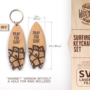 Keychain SVG, Surfing Keychain SVG, Surfing SVG, Surfing Lover Gift ...