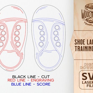 Shoe Lacing SVG, Lacing Shoe SVG, Tying Practice, Montessori Svg, Tying ...