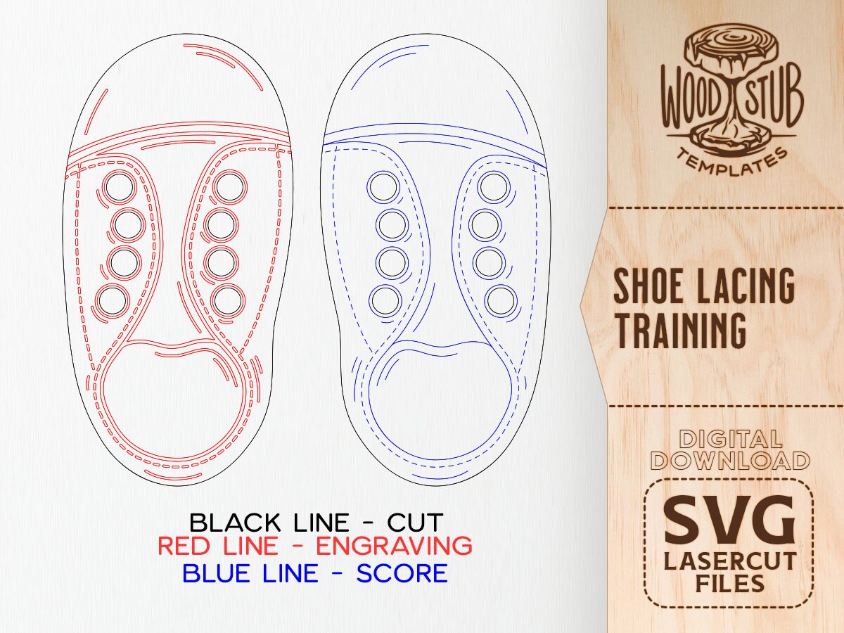 Shoe Lacing SVG, Lacing Shoe SVG, Tying Practice, Montessori Svg, Tying ...