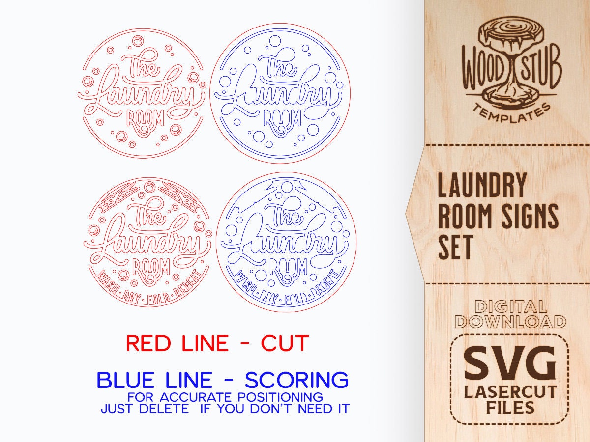 Laundry Room SVG Laundry Sign SVG Laundry Laser File - Etsy