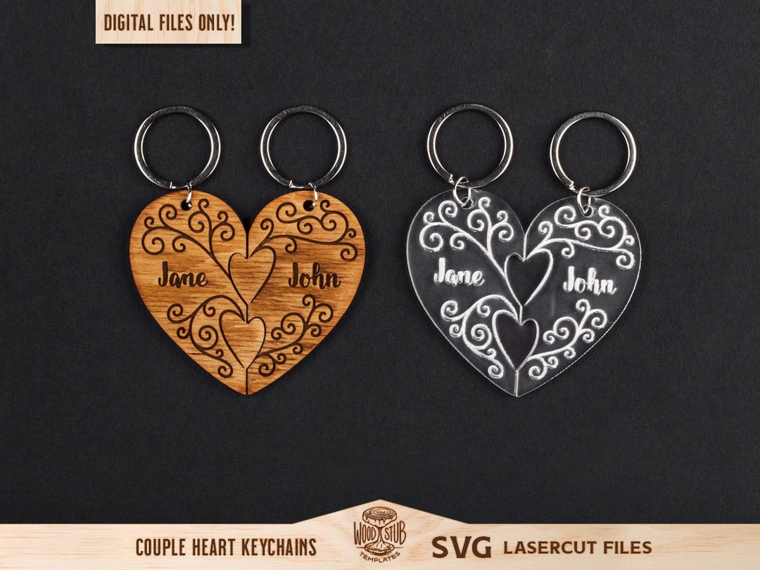 Valentine SVG, Valentines Day Gift, Keychain SVG, Valentine Day SVG ...