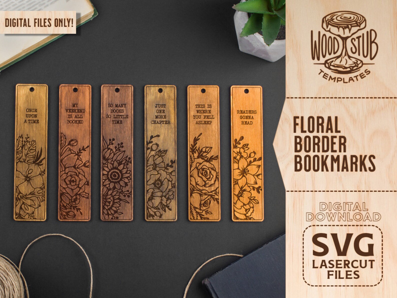 Bookmarks SVG Bookmark SVG Bookmark Laser File Bookmark - Etsy