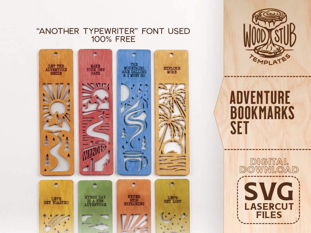 Bookmarks SVG Bookmark SVG Bookmark Laser File Bookmark - Etsy