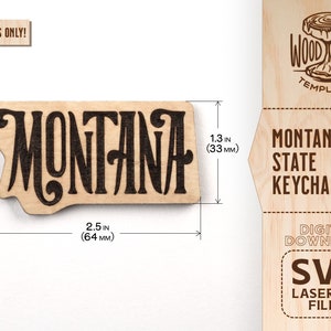 Montana SVG, Montana Keychain SVG, Montana Glowforge SVG, Montana Home ...