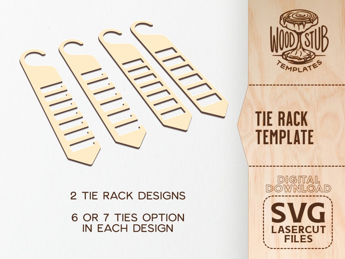 Tie Rack SVG, Fathers Day SVG, Tie Hanger SVG, Fathers Day Gift, Dad ...