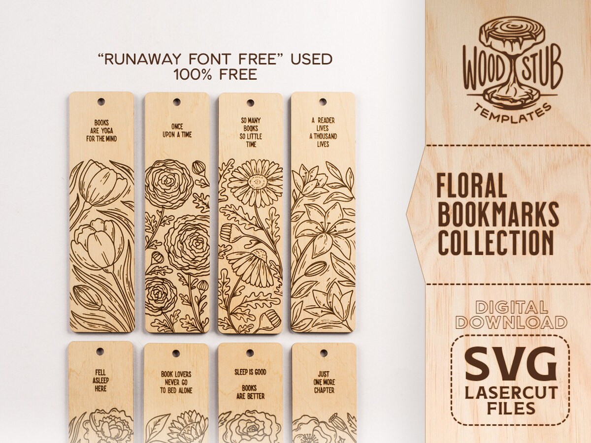 Bookmarks SVG Bookmark SVG Bookmark Laser File Bookmark - Etsy