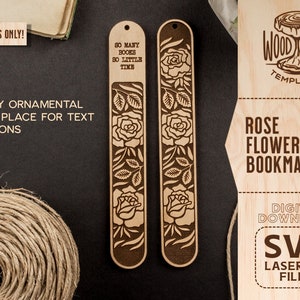 Bookmarks SVG, Bookmark SVG, Bookmark Laser File, Bookmark Glowforge ...