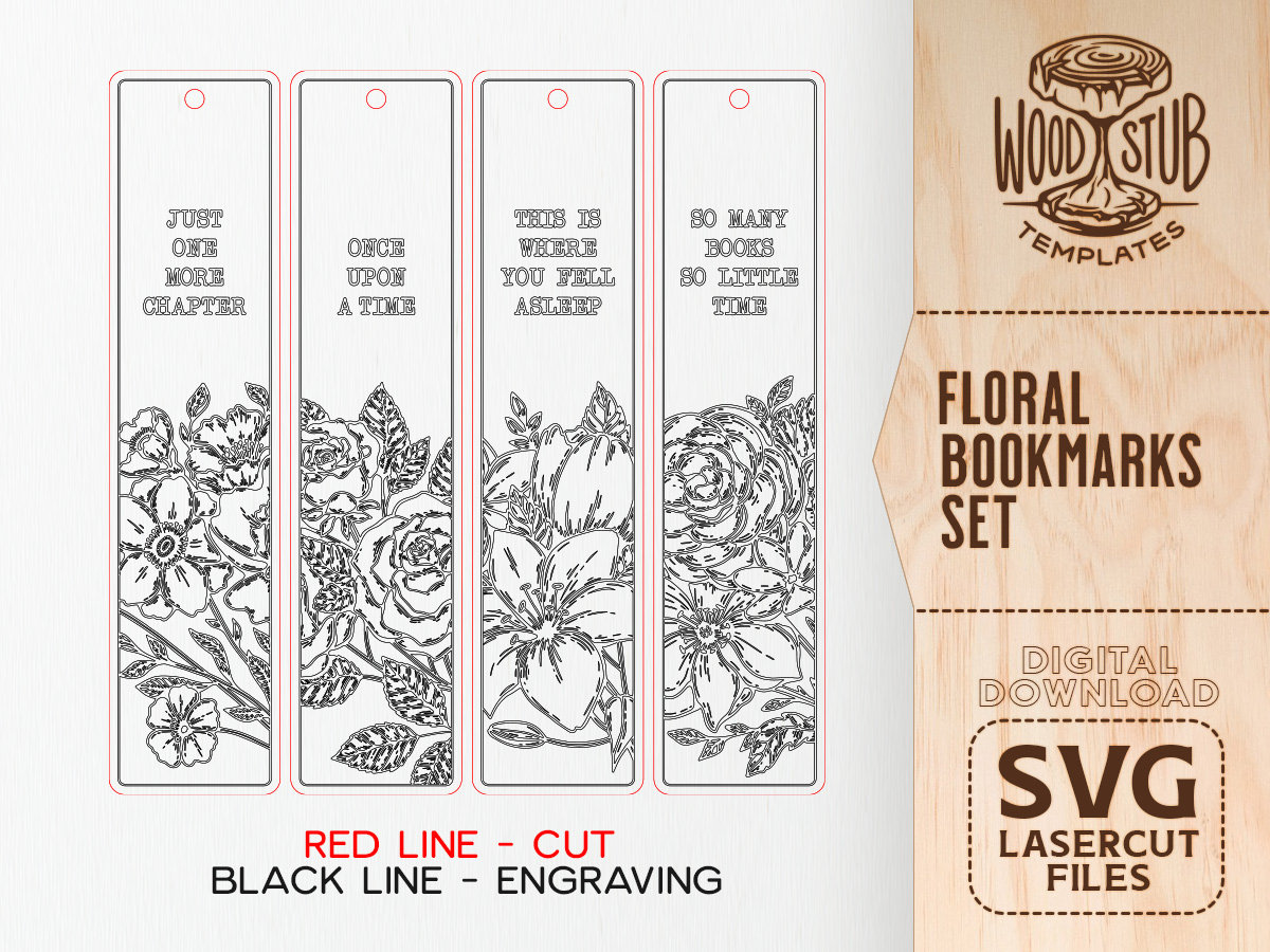 Bookmarks SVG Bookmark SVG Bookmark Laser File Bookmark - Etsy