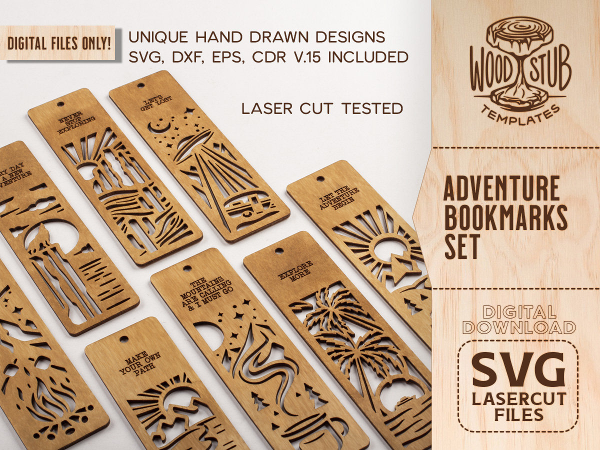 Bookmarks SVG Bookmark SVG Bookmark Laser File Bookmark - Etsy