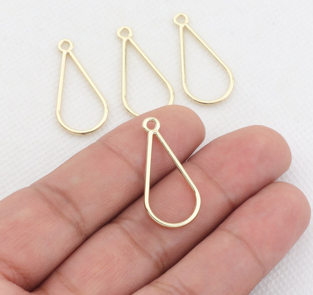 Gold Plating Alloy Earring Hoop Earrings,drop Shape Earrings-earring ...