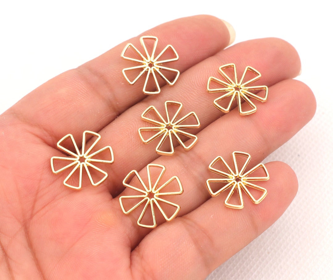Alloy Earring Connector-alloy Earrings Charms-flower Shape Earrings ...