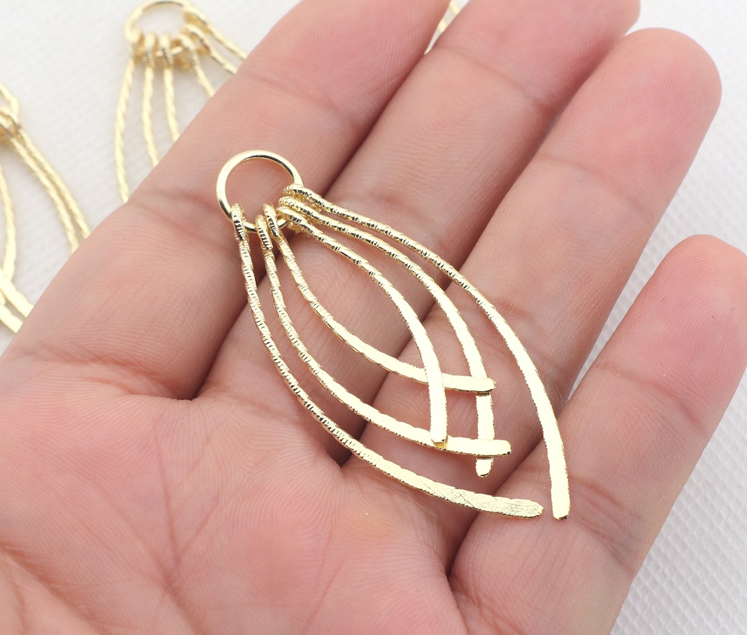 Alloy Tassel Earring Connector-alloy Earrings Charms-special Shape ...