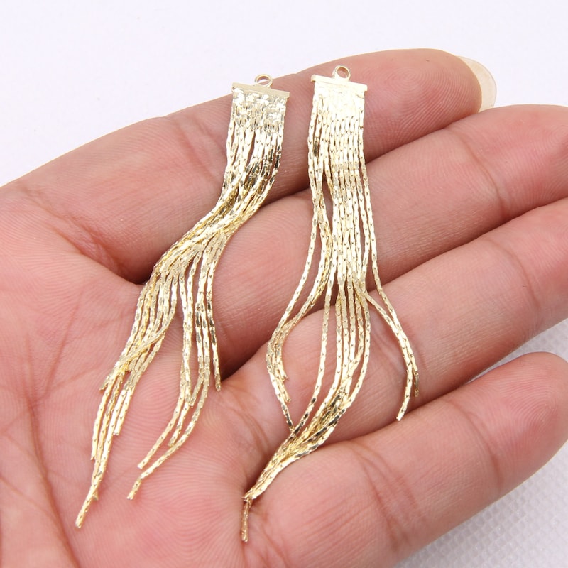 Silver Fringe Findings - Etsy UK