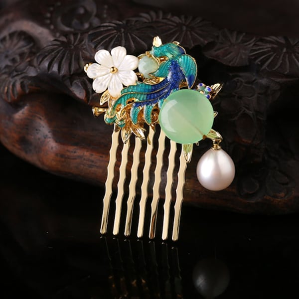 Oriental Hair Comb - Etsy