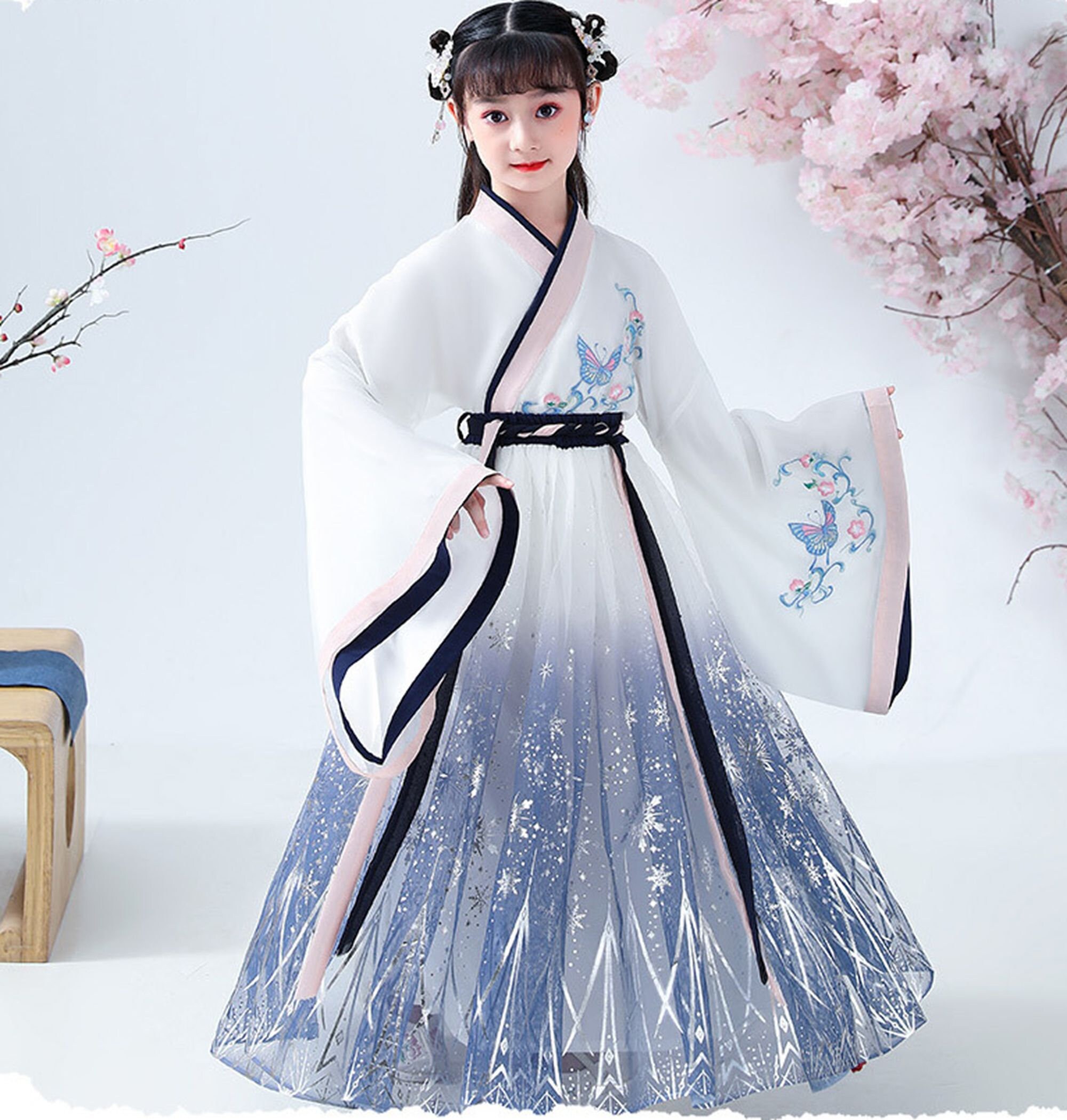 Vintage Hanfu For Girls Chinese Traditional Dress Clothes | Etsy