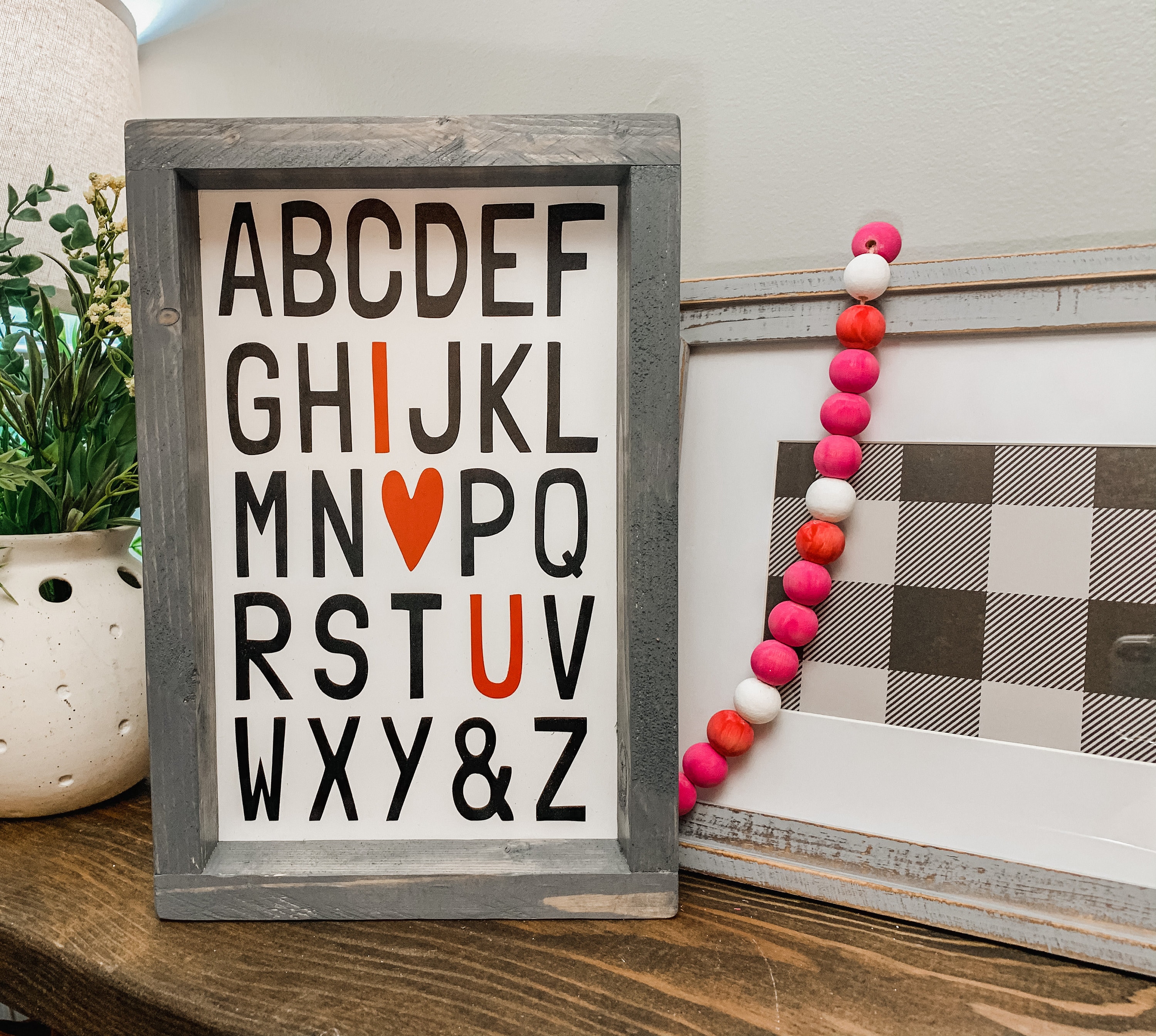 Alphabet I heart U Digital Files Alphabet SVG Nursery - Etsy UK