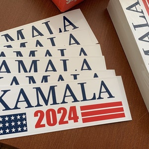 Kamala Harris 2024 Bumper Stickers 20 Stickers - Etsy