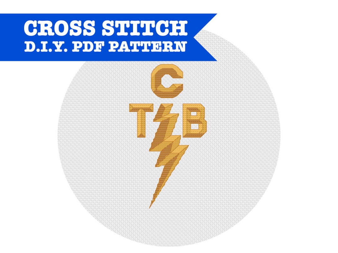 Elvis TCB -- DIY PDF Cross Stitch Pattern - Etsy