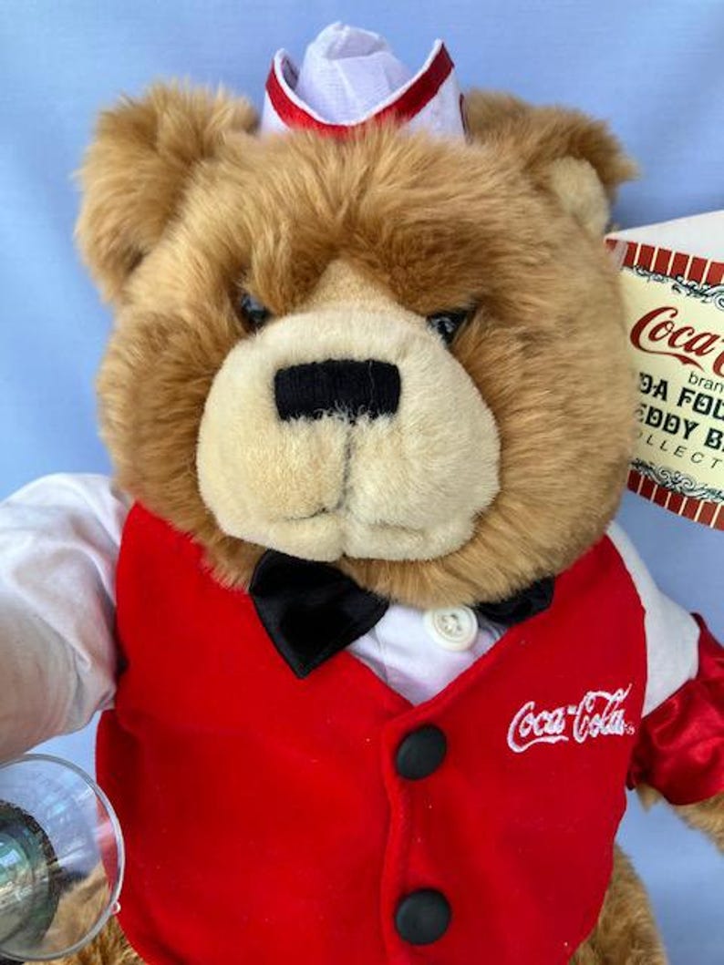 Coca-cola Soda Fountain Teddy Bear Collection: A Classic Refreshment in ...