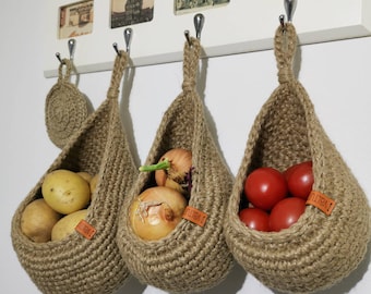 Jute Wall Basket - Etsy