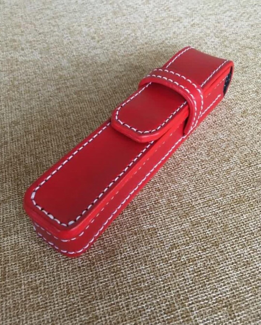 Leather Single Pen Case With Suede Leather Lining - Etsy