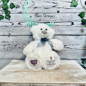 Personalized Chemotherapy Bear: Cancer Support Keepsake - Etsy UK
