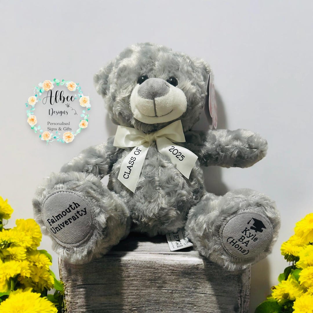 Graduation Bear, Class of 2025 Gift, 2025 Graduation, Graduating School ...