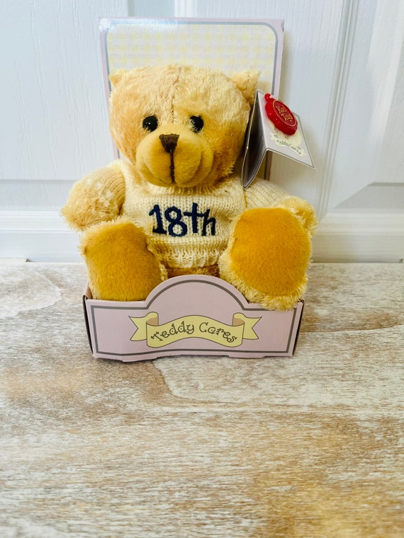 Personalised Happy 18th Birthday Teddy Birthday Gift 18th Birthday 21st Birthday Birthday Bear