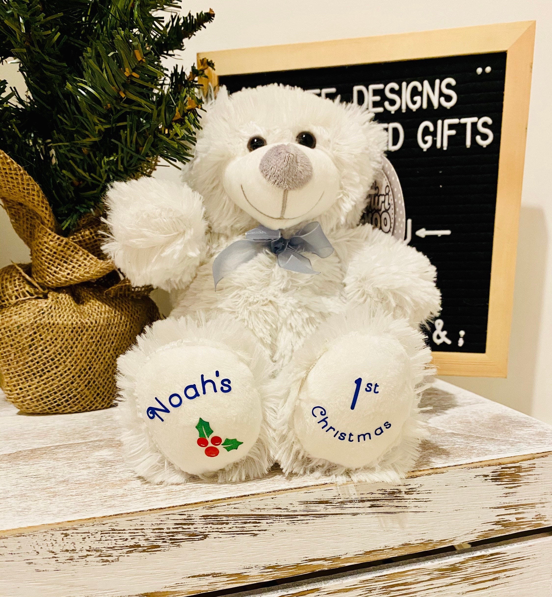 Personalised Christmas Teddy Bear Christmas Gift Boyfriend - Etsy UK