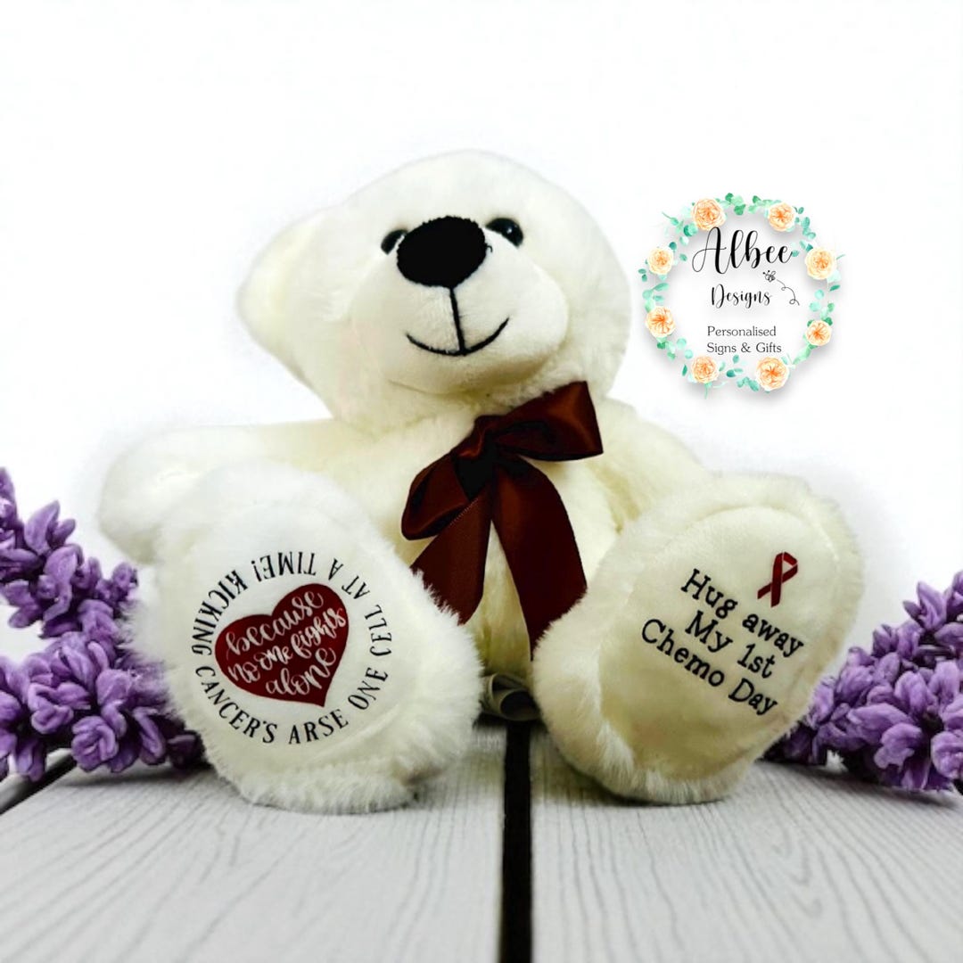 Personalized Chemotherapy Bear: Cancer Support Keepsake - Etsy