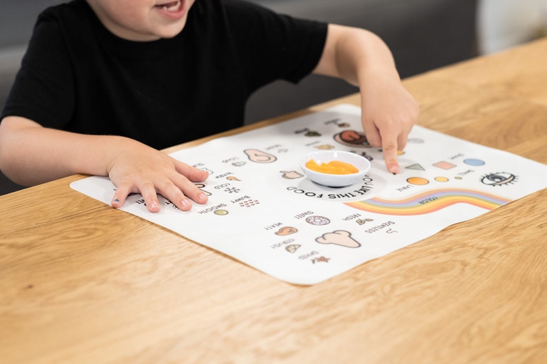 Picky Eater Placemat | Sensory Food Learning | Therapist-approved, SOS ...