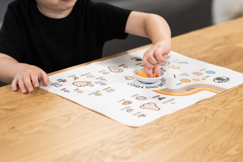 Picky Eater Placemat | Sensory Food Learning | Therapist-approved, SOS ...