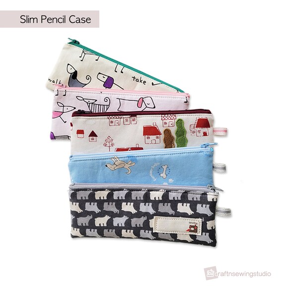 Simple Zipper Pouch Pattern With Easy Zipper Tutorial You | Etsy